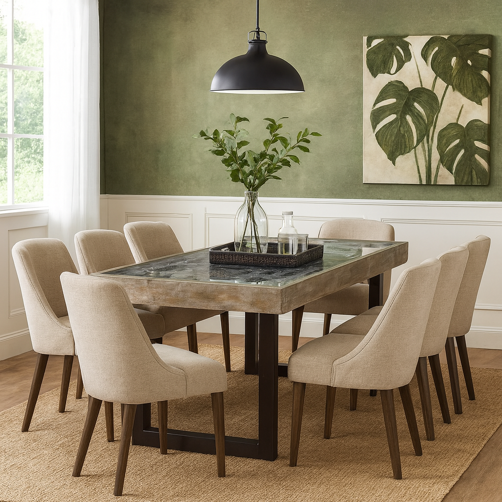 Shan Hand Carved Wooden Dining Table – Celson Lifestyle Interiors PTY LTD