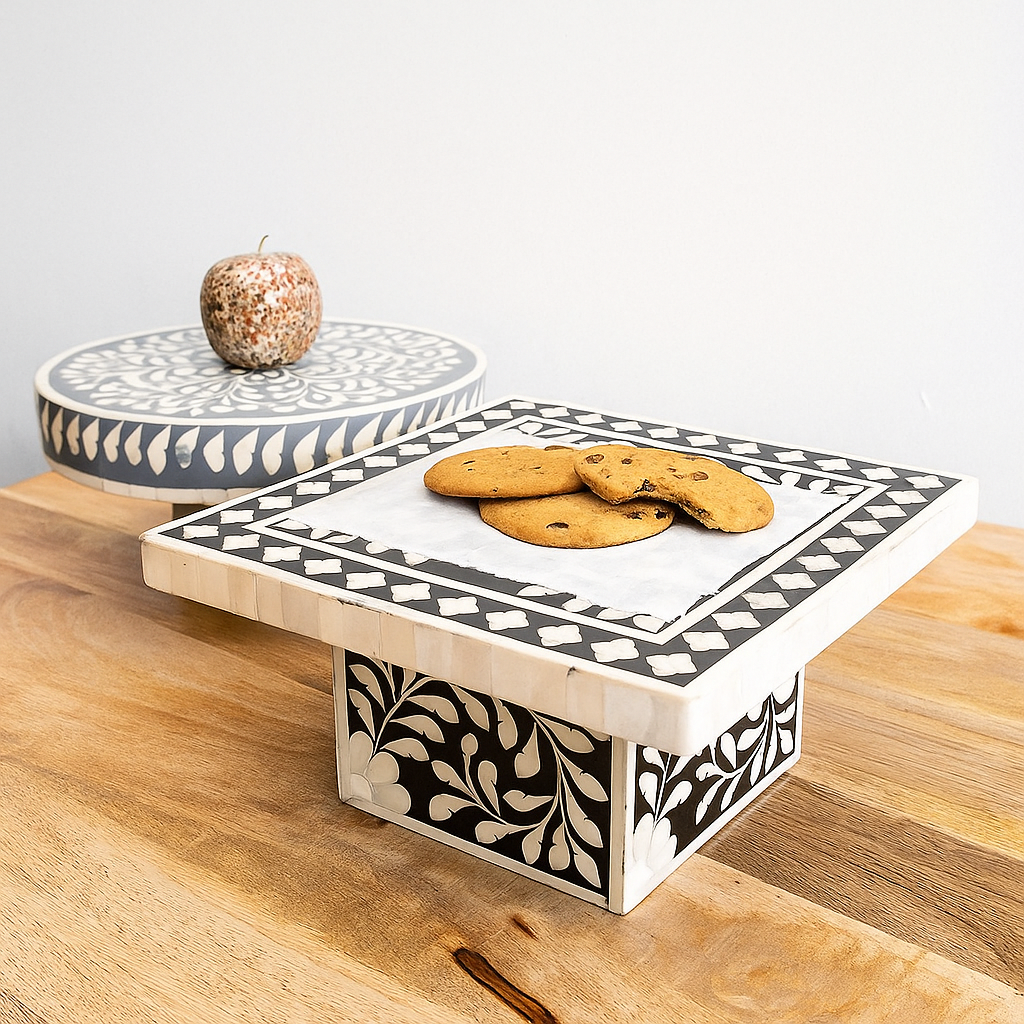 Judy Bone Inlay Cake Stand – Celson Lifestyle Interiors PTY LTD