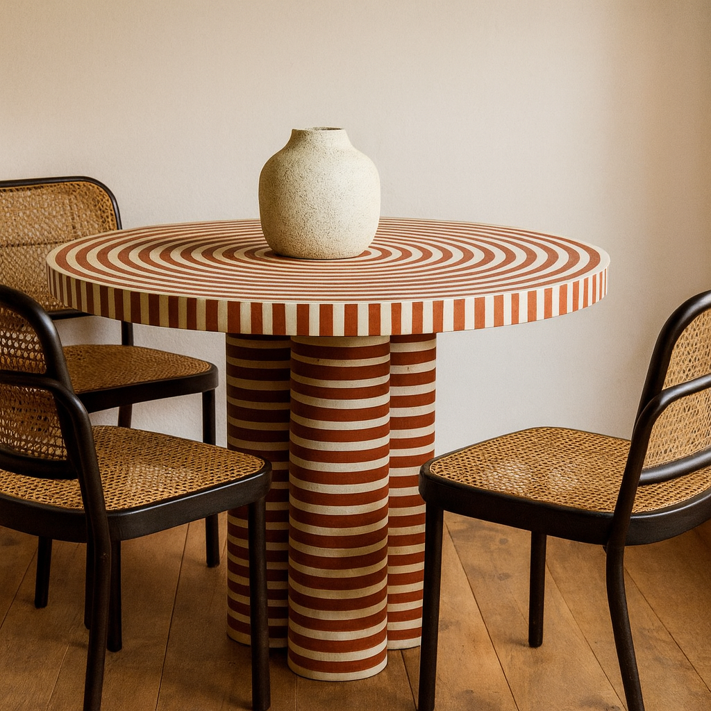 Emma Bone Inlay Dining Table – Celson Lifestyle Interiors PTY LTD